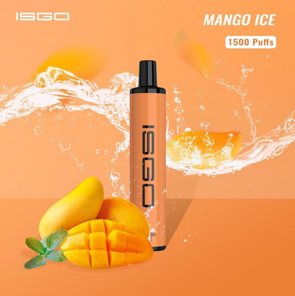 ISGO Paris Mango Ice 1500 Puffs Disposable Pod - Dubai Vape Point ...
