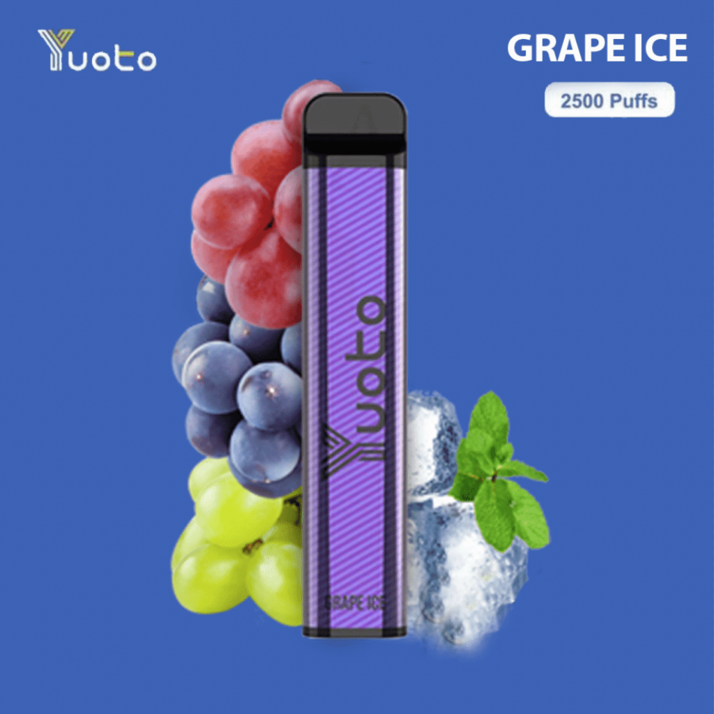 Yuoto XXL 2500 Puffs Grape Ice vape kit - Dubai Vape Point | Premium ...