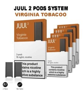 JUUL2 Virginia Tobacco Pods 18mg (2 Pack) | Juul 2 Device kit