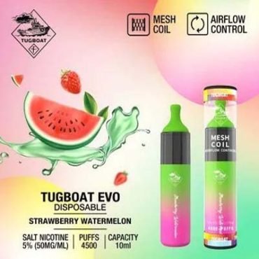 Tugboat EVO Disposable Vape 4500 Puffs with Mesh Coil - Dubai Vape ...